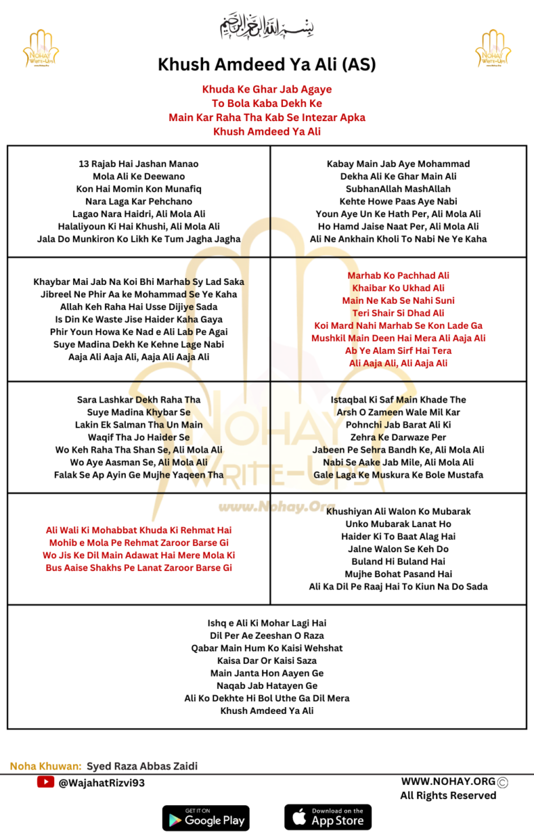 Khush Amdeed Ya Ali - 13 Rajab | New Manqabat 2025 | Syed Raza Abbas Zaidi | Mola Ali Manqabat ...